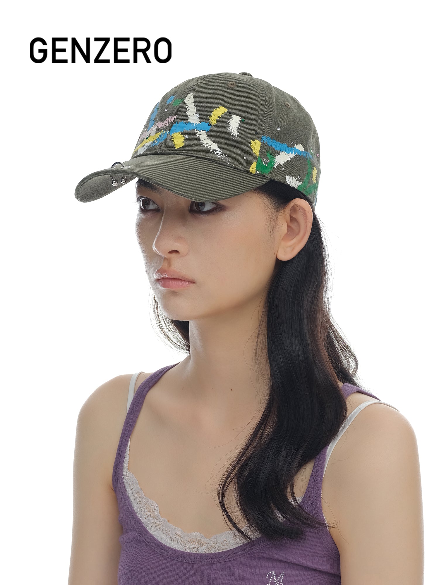 GENZERO Hot drilling graffiti star baseball cap – Genzero