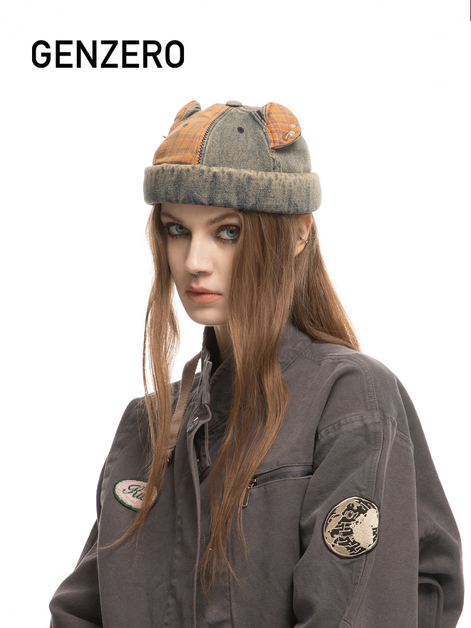 GENZERO Spliced rivet melon skin cap – Genzero