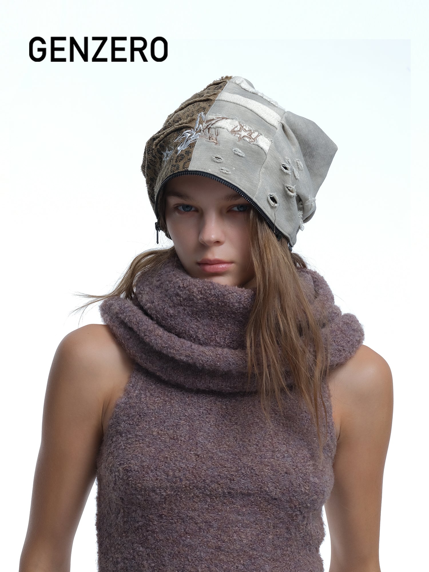 GENZERO Stitching embroidered pocket stacking cap – Genzero