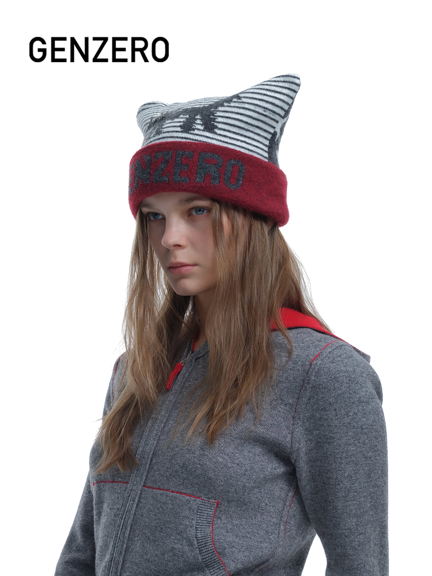 GENZERO Diamond-studded knitted hat – Genzero